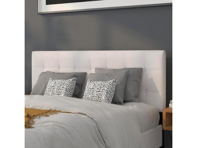 Click here for Button Tufted Upholstered Queen Size Headboard in... prices