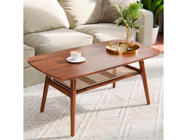 Click here for Bme Nancy Solid Acacia Wood Coffee Table for Livin... prices