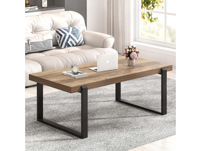 Click here for FOLUBAN Rustic Coffee Table  Modern Wood and Metal... prices