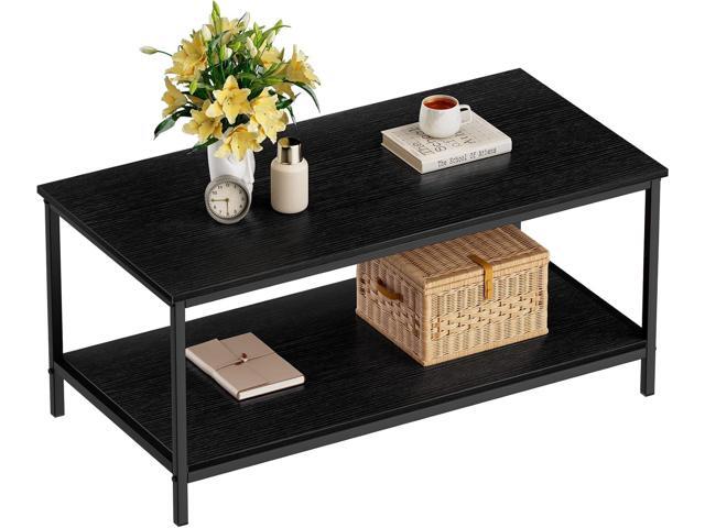 Click here for SAYGOER Black Coffee Table for Living Room Modern... prices