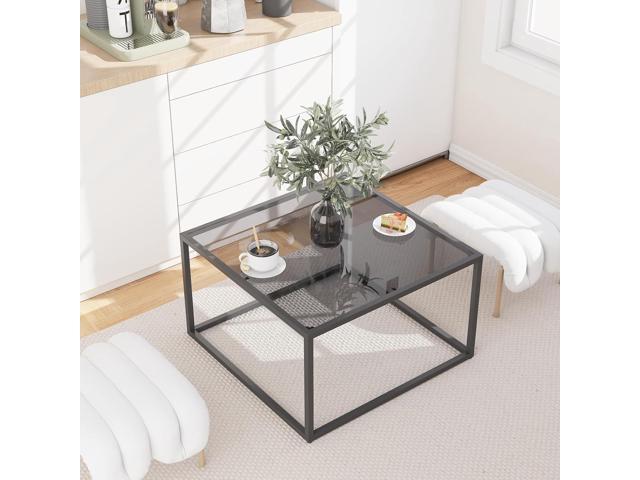 Click here for YMYNY Glass Coffee Table  Tempered Glass Square Co... prices