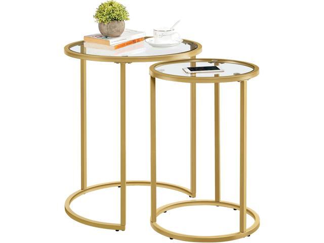 Click here for Yaheetech Round Nesting Side Table Stacking Coffee... prices