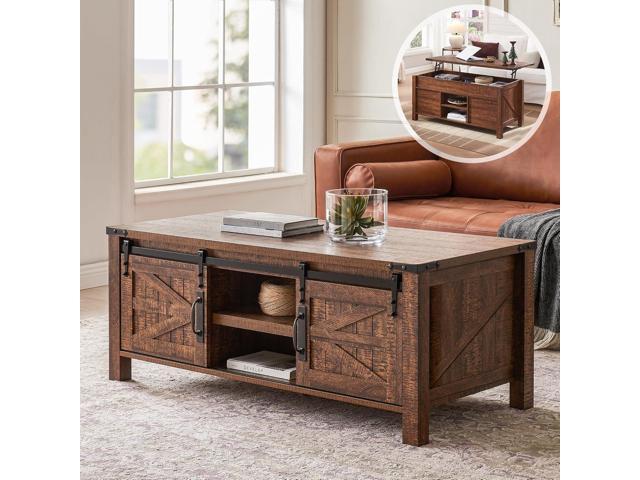 Click here for OKD 48 Farmhouse Lift Top Coffee Table with Slidin... prices