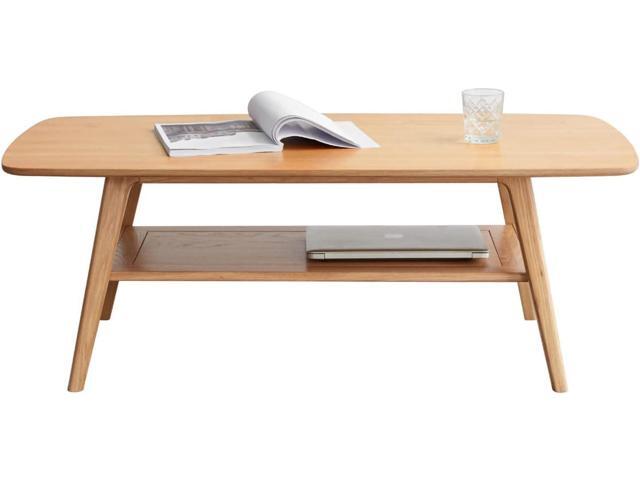 Click here for Wood Coffee Table - 100 Solid Oak Wood - Double St... prices