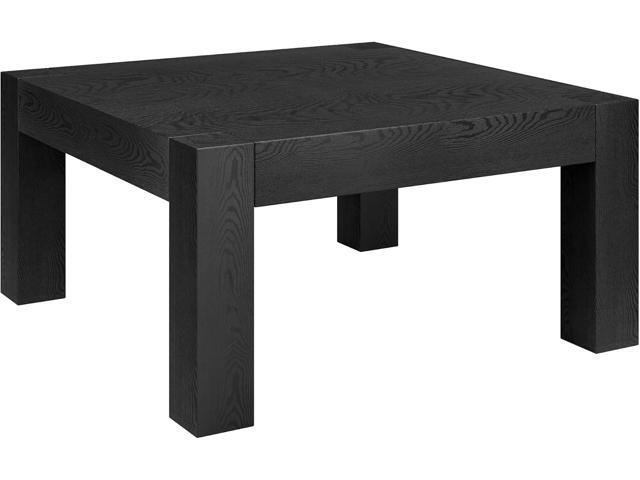 Click here for Henn & Hart 34 Wide Square Coffee Table in Black G... prices