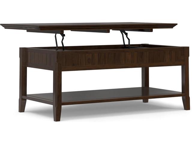 Click here for SIMPLIHOME Acadian Solid Wood 48 inch Wide Rectang... prices