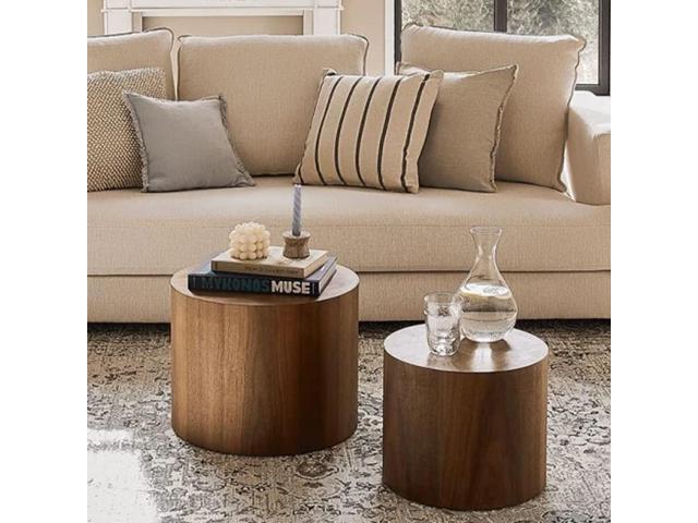 Click here for WILLIAMSPACE Nesting Coffee Table Set of 2  Walnut... prices
