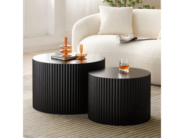 Click here for JUSTONE 2-Piece Nesting Coffee Tables Set - Modern... prices