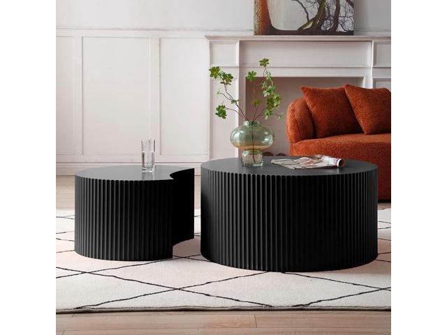 Click here for WILLIAMSPACE Nesting Coffee Table Set of 2  Round... prices