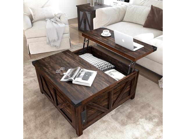 Click here for Farmhouse Lift Top Coffee Table with Storage  Wood... prices