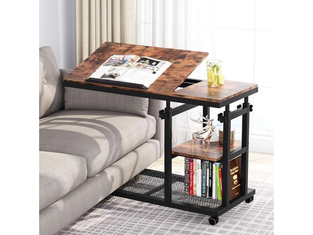 Click here for Tribesigns Height Adjustable C Table with Wheels... prices