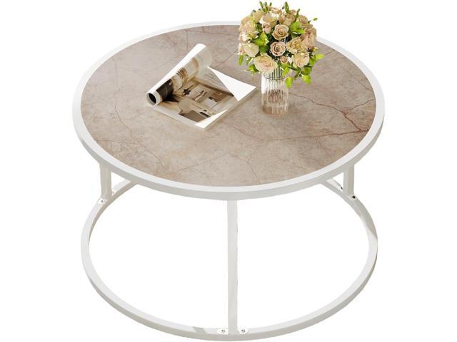 Click here for SAYGOER Small Round Coffee Table  Marble Coffee Ta... prices