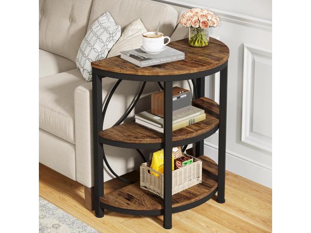 Click here for Tribesigns Half Round End Table for Living Room  3... prices