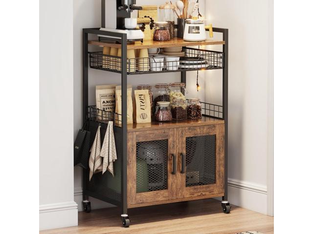 Click here for Coffee Bar Cabinet  3 Tier Coffee Station Table on... prices