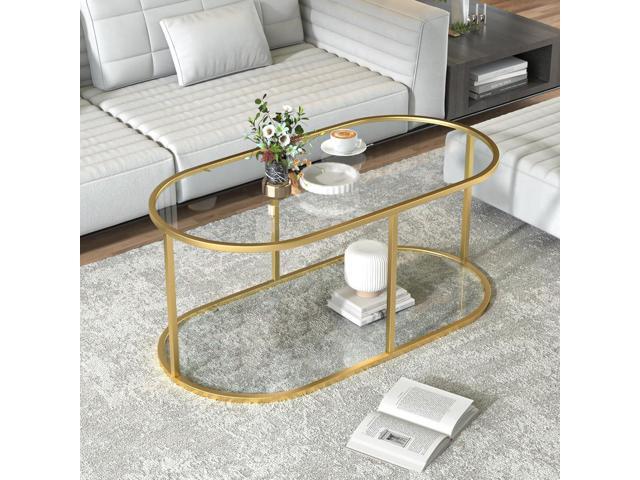 Click here for Coffee Table Gold Glass Coffee Table for Living Ro... prices