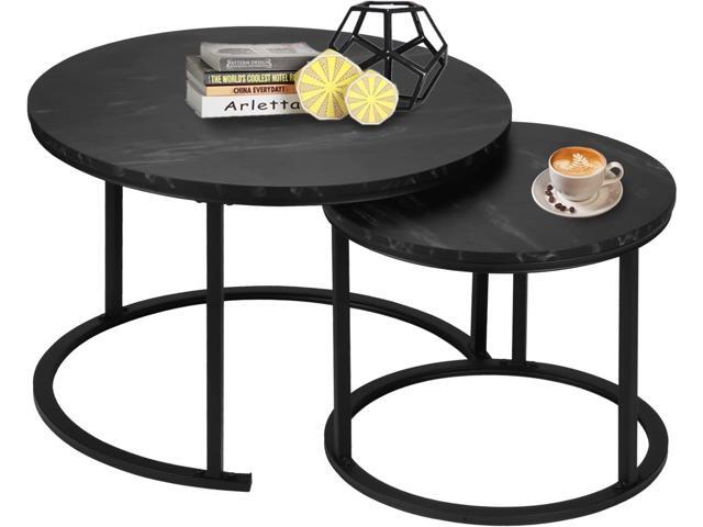 Click here for Round Nesting Coffee Set  Stackable Modern Accent... prices