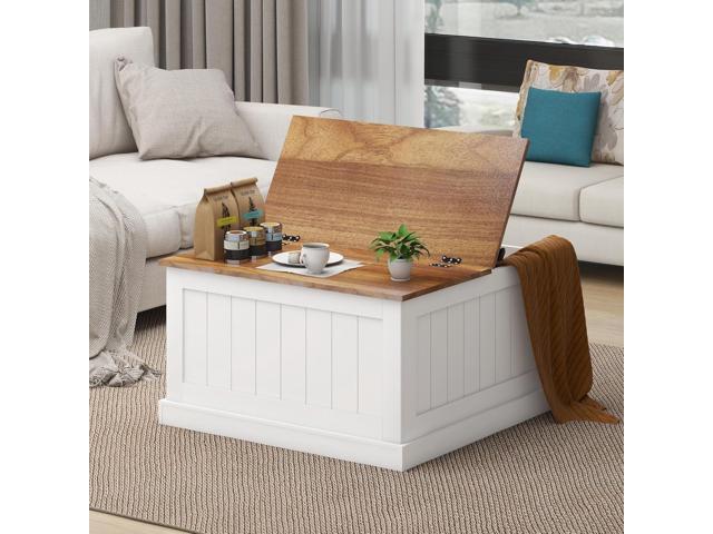 Click here for Farmhouse Coffee Table  Square Wood Center Table w... prices