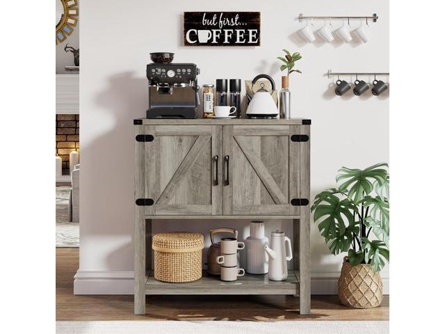 Click here for Console Table with 2-Door Cabinet Coffee Bar Cabin... prices