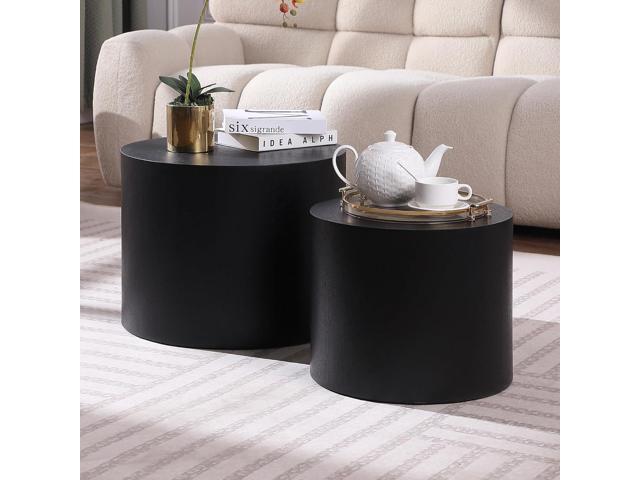 Click here for Small Coffee Table Nesting End Table Set of 2  Rou... prices