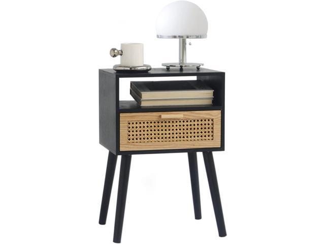 Click here for MaxSmeo End Table with Storage Mid Century Nightst... prices