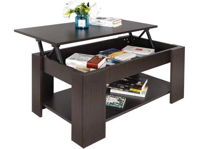 Click here for SUPER DEAL Modern Lift Top Coffee Table w/Hidden C... prices