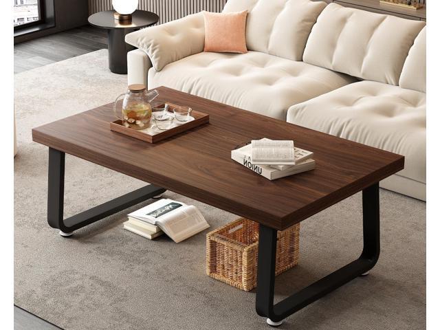 Click here for HSH Rustic Walnut Coffee Table  39 Mid Century Mod... prices