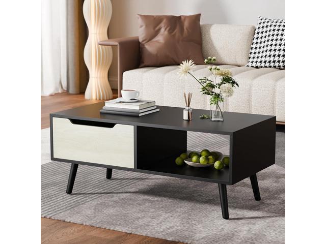 Click here for Cozy Castle Modern Coffee Table  Wooden Cocktail T... prices
