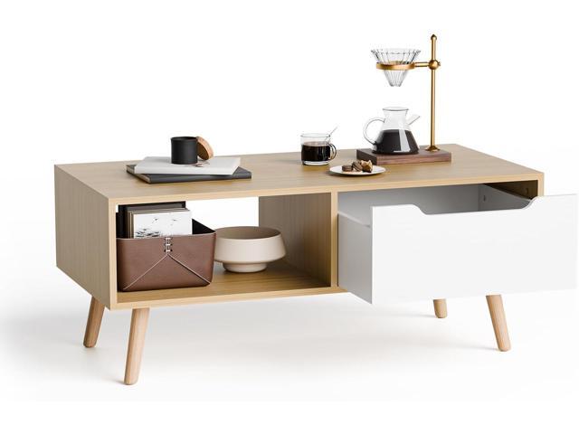 Click here for Cozy Castle Modern Wooden Coffee Table with Storag... prices