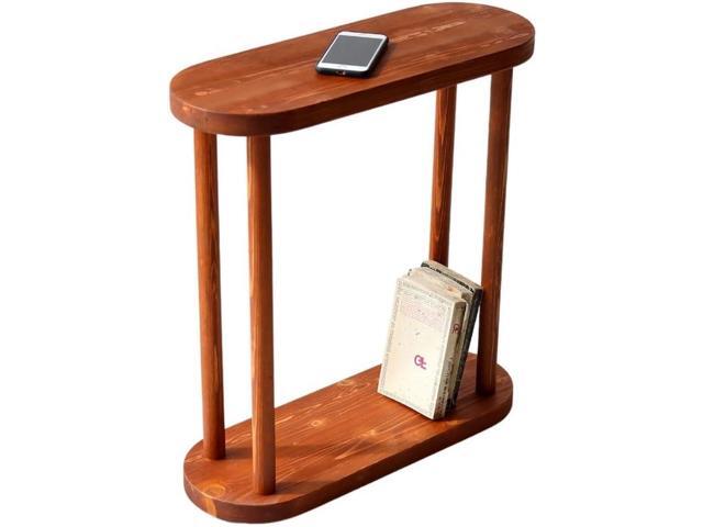 Click here for Oval Solid Wood Narrow Side Table  Slim End Table... prices