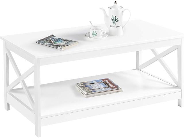 Click here for Yaheetech Simple X-Design Cocktail Coffee Table wi... prices