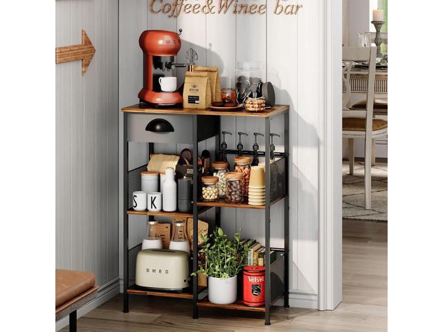 Click here for X-cosrack Farmhouse Small Coffee Bar with Drawer... prices