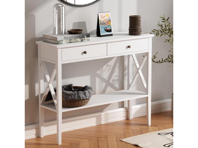 Click here for ChooChoo Console Table with Drawers  Narrow Wood A... prices