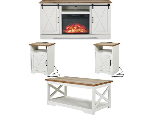 Click here for AMERLIFE 5-Piece Farmhouse Table Set Includes Fire... prices