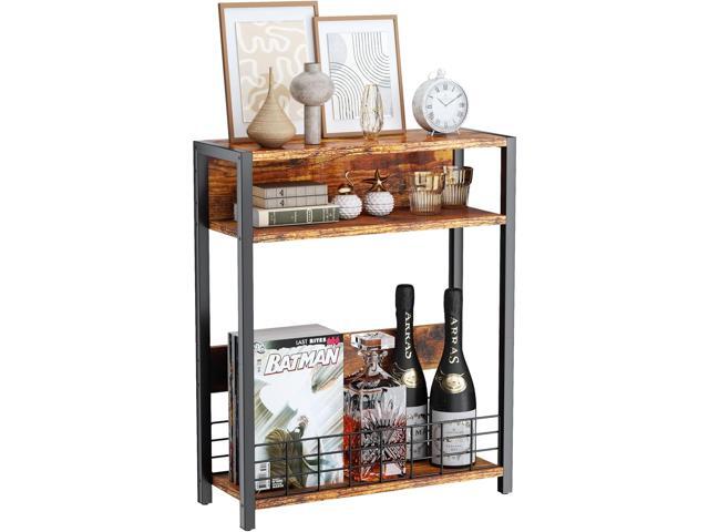 Click here for IBUYKE Narrow Side Table with Storage Shelf  3 Tie... prices