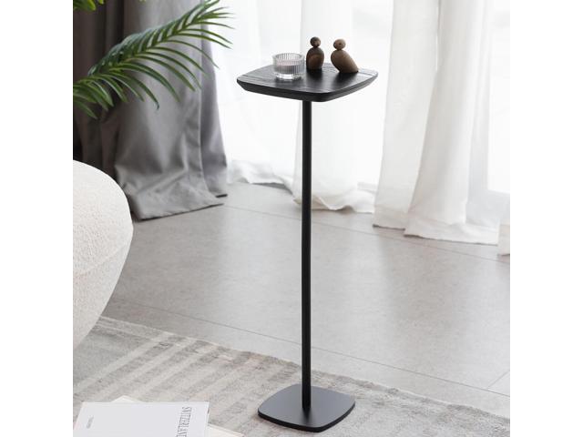 Click here for Weighted Pedestal Side Table Modern Square Tall Dr... prices