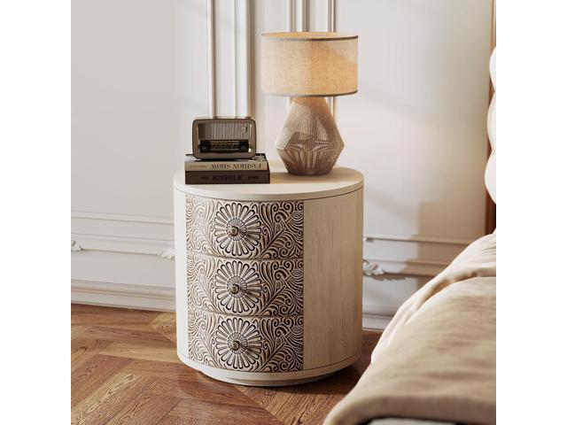Click here for SUNBURY End Table Living Room Small Side Table w 3... prices
