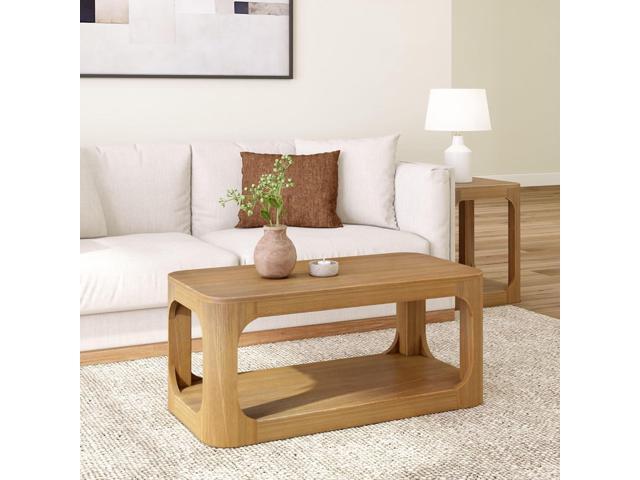 Click here for Plank+Beam Small Forma Coffee Table  Solid Wood 40... prices