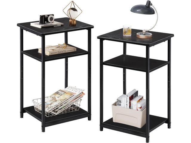 Click here for WLIVE End Tables Living Room Set of 2  Black End T... prices