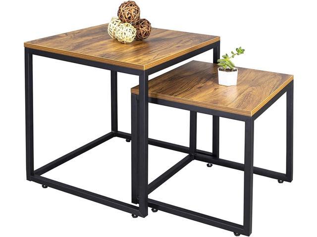 Click here for DIMAR GARDEN 2 Set Wood Nesting Coffee Tables Side... prices