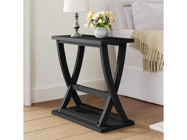 Click here for ChooChoo Black End Table  Narrow Side Table with S... prices