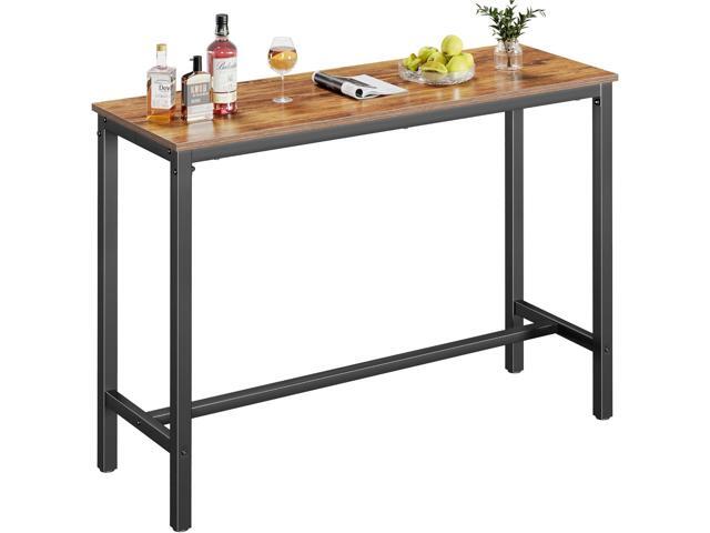Click here for Mr IRONSTONE Bar Table  47 Pub High Top Table Rect... prices