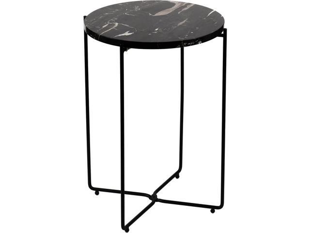 Click here for Metal Round Side End Table with Real Natural Marbl... prices