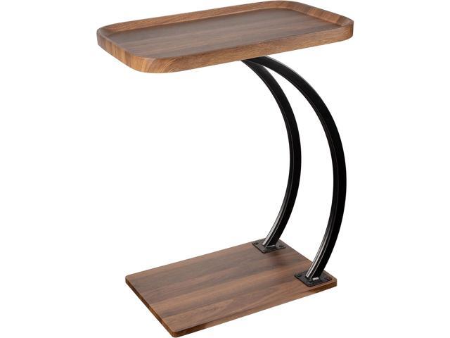 Click here for C Shaped Wooden top Side end Table TV Tray Table f... prices