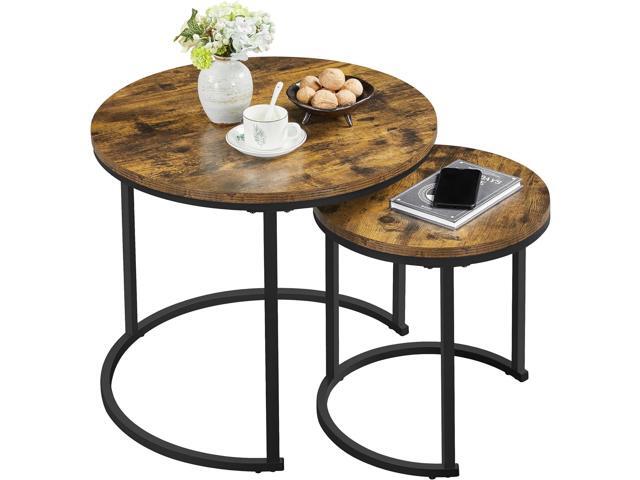 Click here for Topeakmart Industrial Round Nesting Coffee Table S... prices