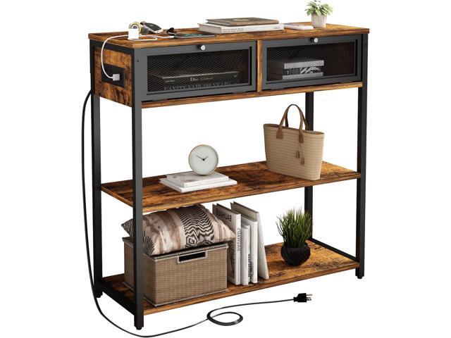 Click here for SOOWERY Console Table with Charging Station  32 En... prices