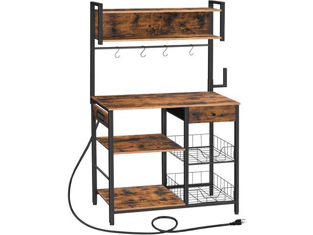 Click here for HOOBRO Bakers Rack with 4 AC Power Outlets  5-Tier... prices