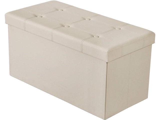 Click here for BRIAN & DANY 30 Faux Leather Folding Storage Ottom... prices