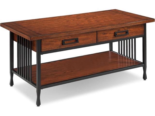 Click here for Leick Home 11204 Ironcraft Two Drawer Rustic Coffe... prices