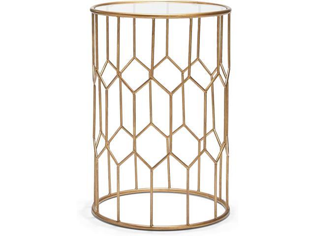 Click here for Harper Accent Side Table with Stylish Gold Frame... prices
