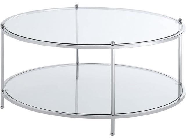 Click here for Convenience Concepts Royal Crest 2 Tier Round Glas... prices